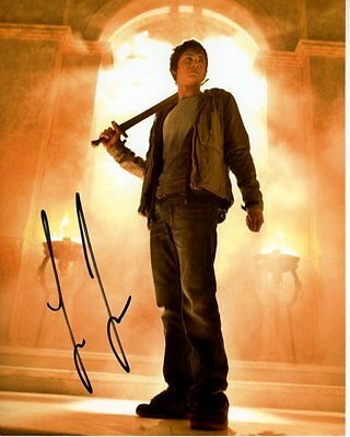 LOGAN LERMAN Signed Autographed PERCY JACKSON Photo | Autographia