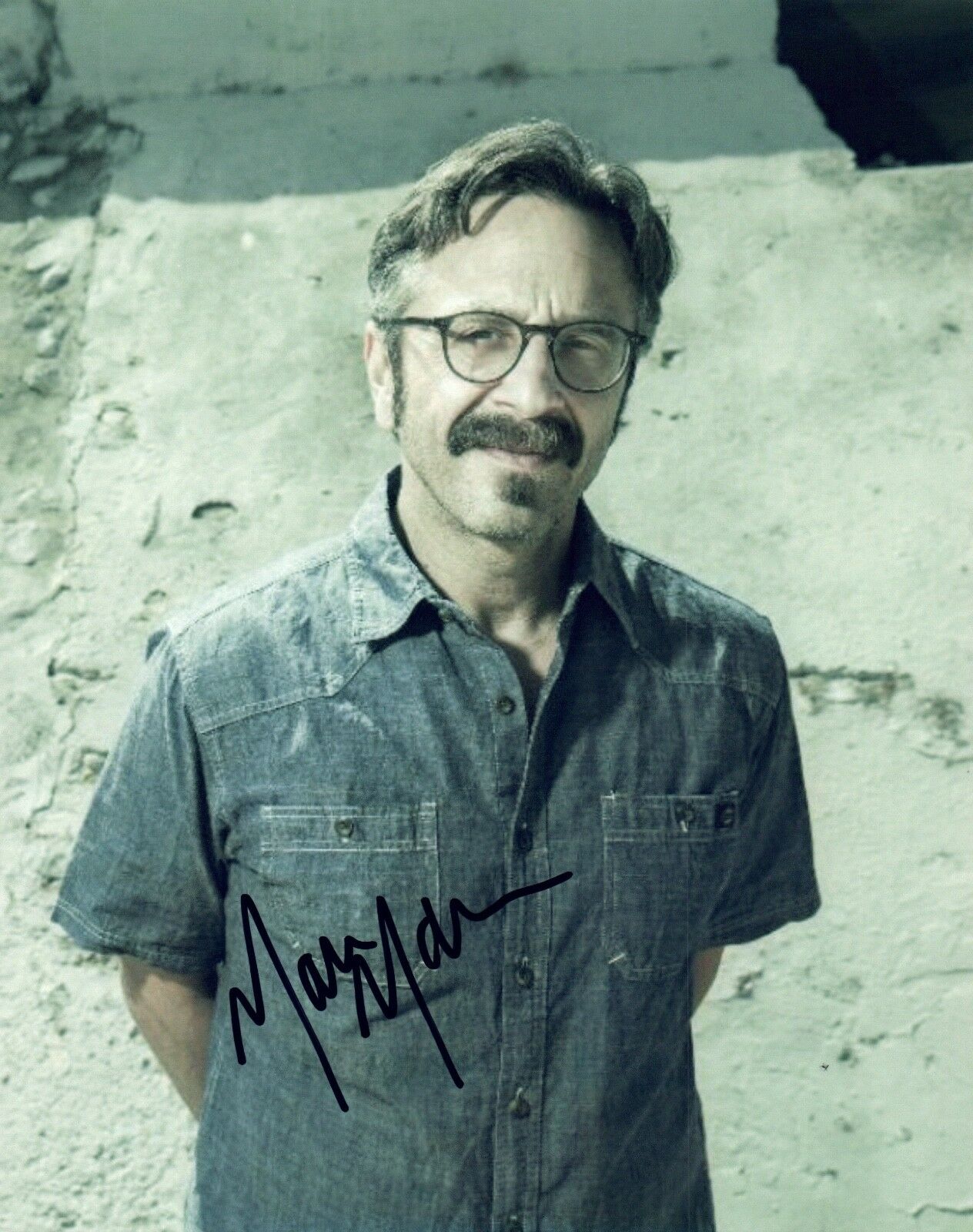 Marc Maron Signed Autographed 8x10 Photo GLOW & MARON Actor Comedian ...