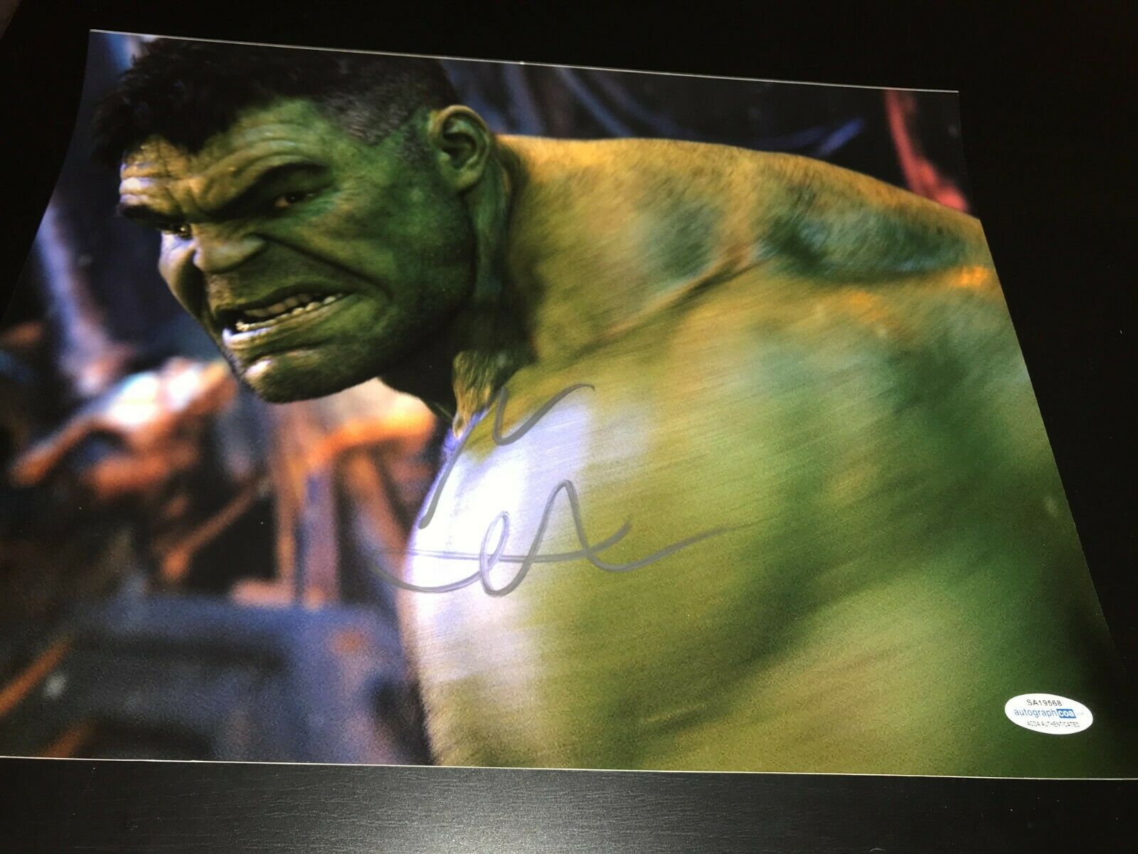 MARK RUFFALO SIGNED AUTOGRAPH 11x14 PHOTO THE HULK MARVEL AVENGERS ACOA ...