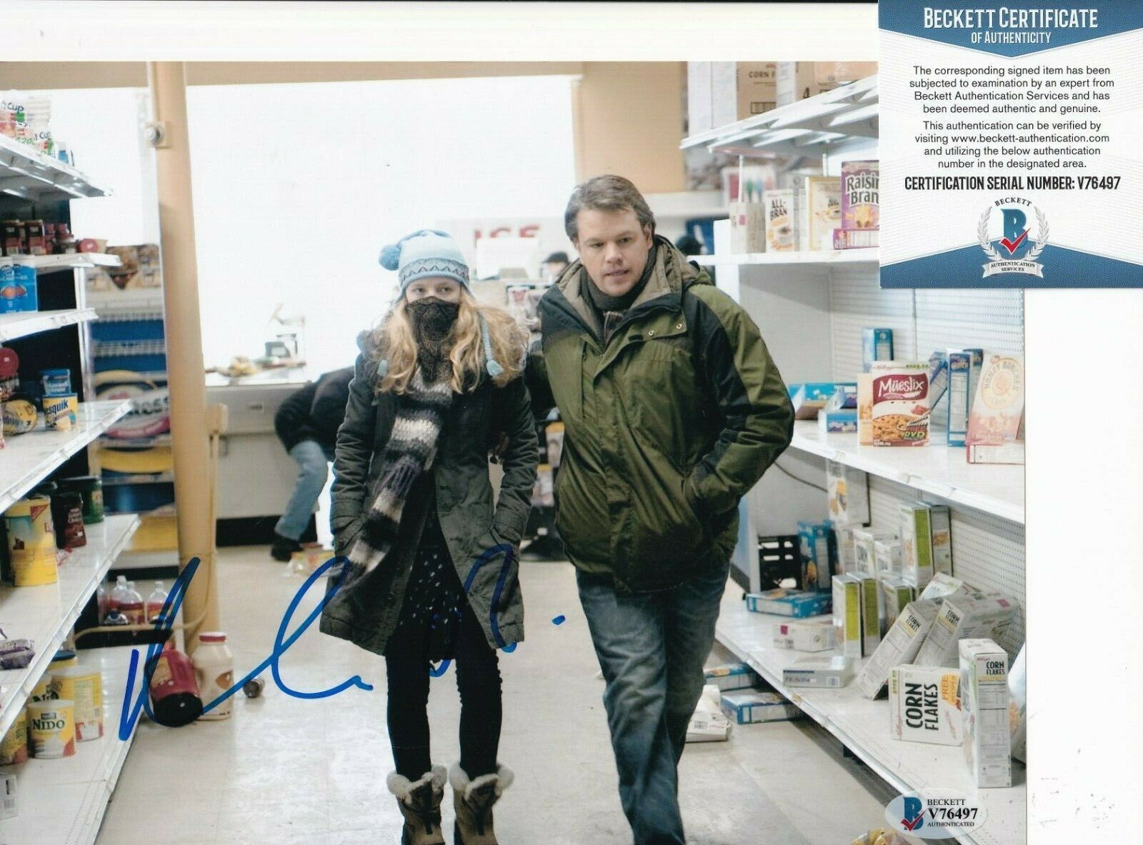 MATT DAMON signed (CONTAGION) Mitch Emhoff 8X10 movie photo BECKETT BAS ...