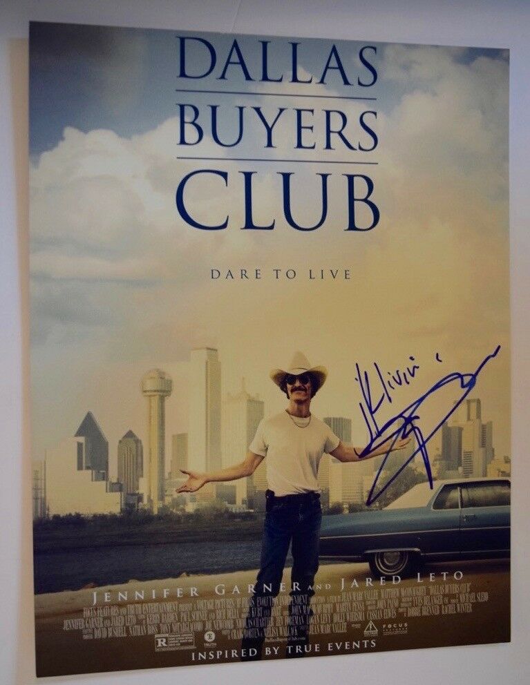 Matthew McConaughey Signed Autographed 11x14 Photo DALLAS BUYERS CLUB ...