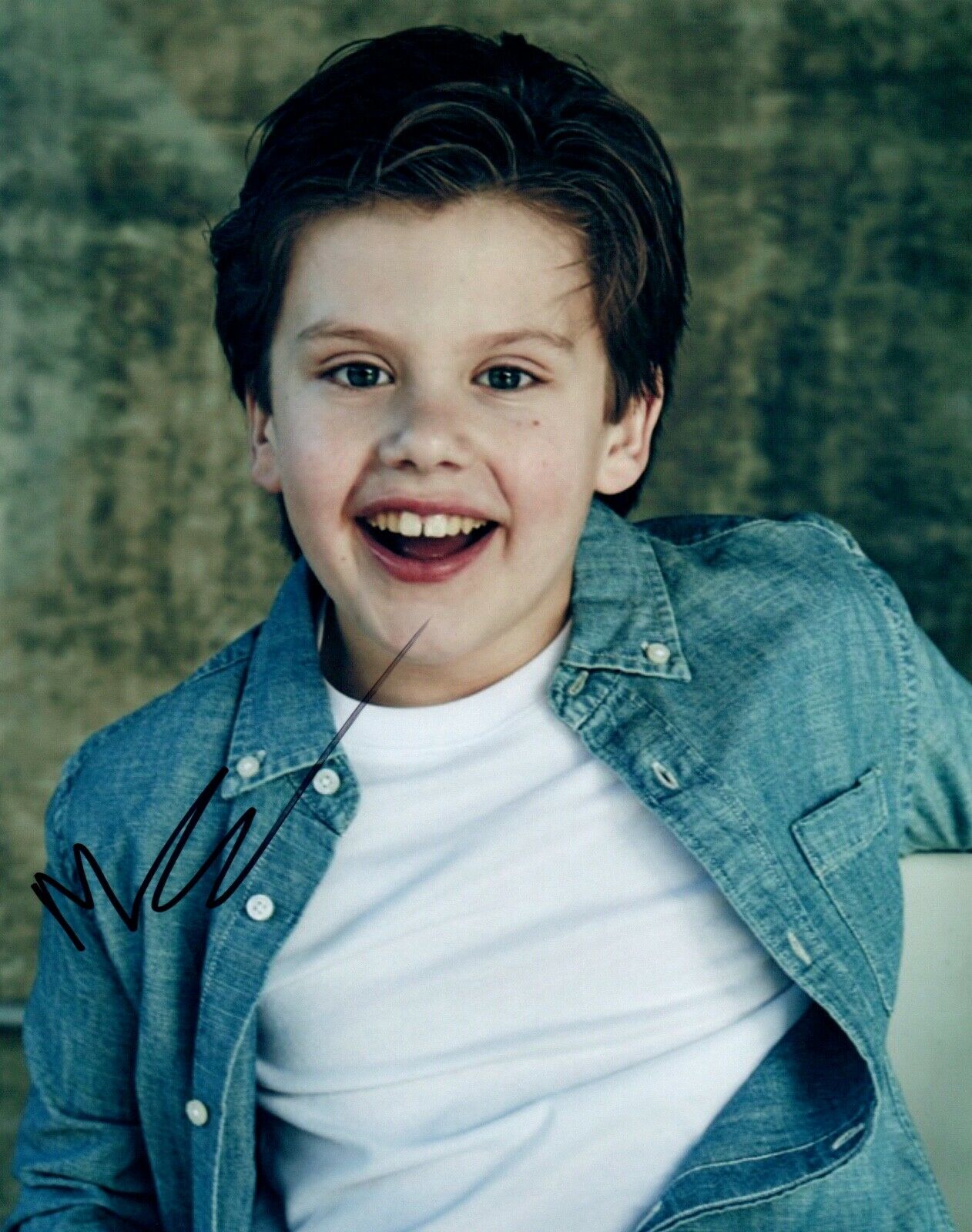 Maxwell Simkins Signed Autographed 8x10 Photo Child Actor Bizaardvark ...