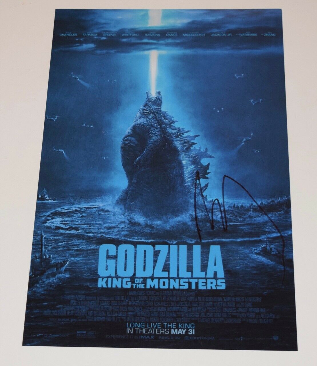 Michael Dougherty Signed Godzilla King of the Monsters 11x17 Poster ...