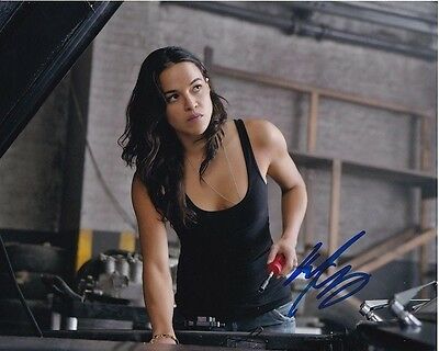MICHELLE RODRIGUEZ Signed Autographed FAST & FURIOUS LETTY Photo ...