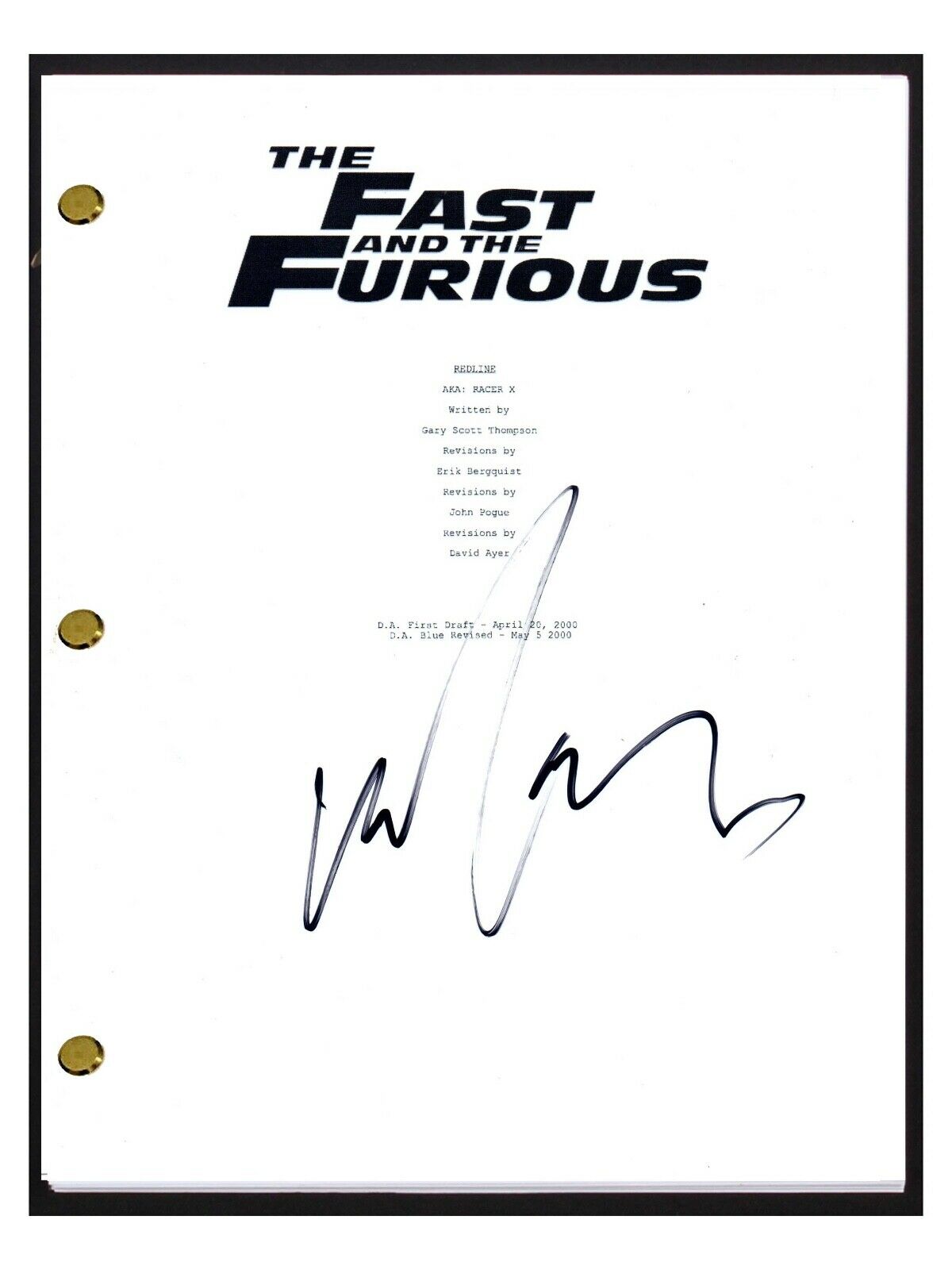 Michelle Rodriguez Signed Autographed THE FAST AND THE FURIOUS Movie ...
