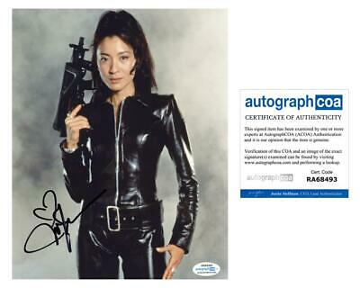 Michelle Yeoh "Tomorrow Never Dies" AUTOGRAPH Signed 8x10 Photo B ACOA ...