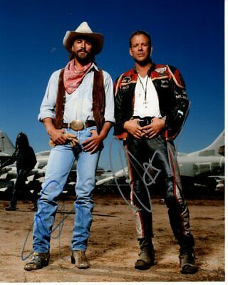 MICKEY ROURKE and DON JOHNSON signed HARLEY DAVIDSON AND THE MARLBORO ...