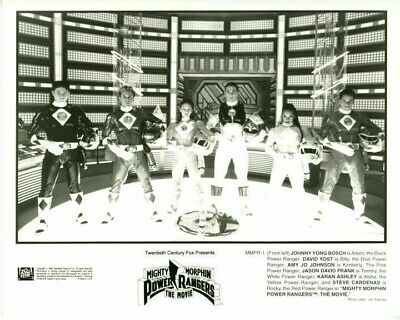 Mighty Morphin Power Rangers cast 1995 Original Press 8X10 photo ...
