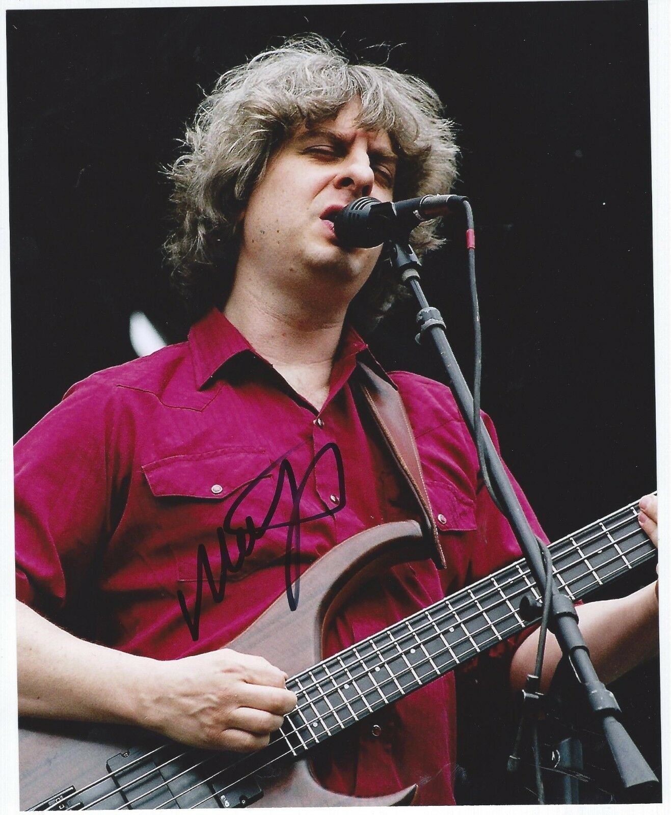 MIKE GORDON BASSIST PHISH SIGNED AUTOGRAPHED 8X10 PHOTO FLAWLESS #6 ...