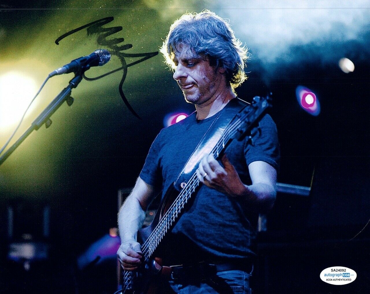Mike Gordon Signed Autographed 8x10 Photo PHISH Bassist ACOA COA ...