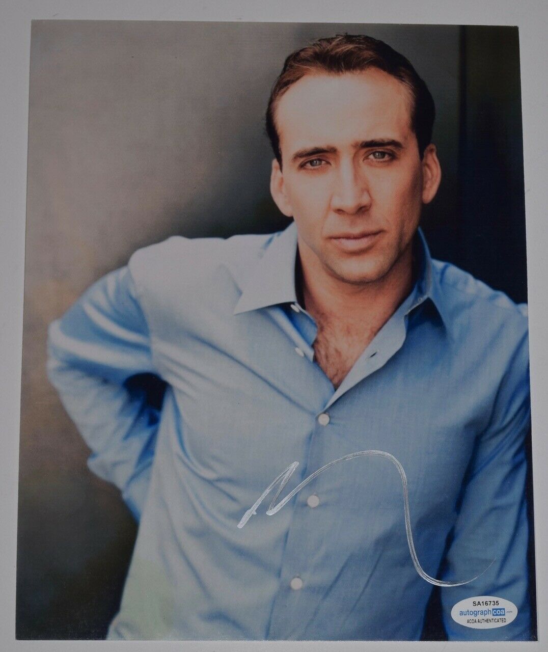 Nicolas Cage Signed Autographed 8x10 Photo Ghost Rider Con Air ACOA COA ...