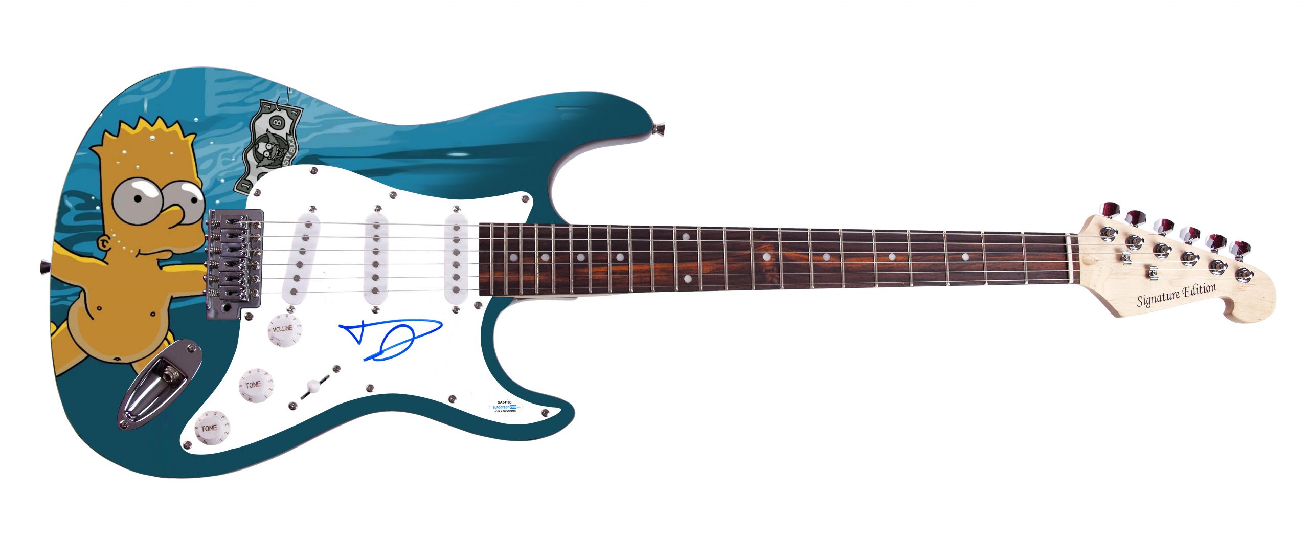 Nirvana Dave Grohl Autographed Simpsons Nevermind Album CD Lp Photo ...