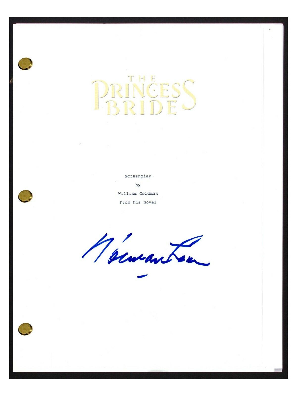 Norman Lear Signed Autograph THE PRINCESS BRIDE Movie Script Film ...