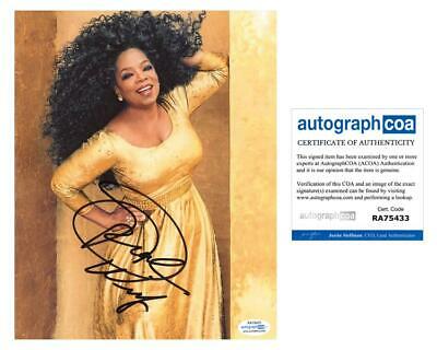 Oprah Winfrey AUTOGRAPH Signed 8x10 Photo ACOA Collectible Memorabilia ...