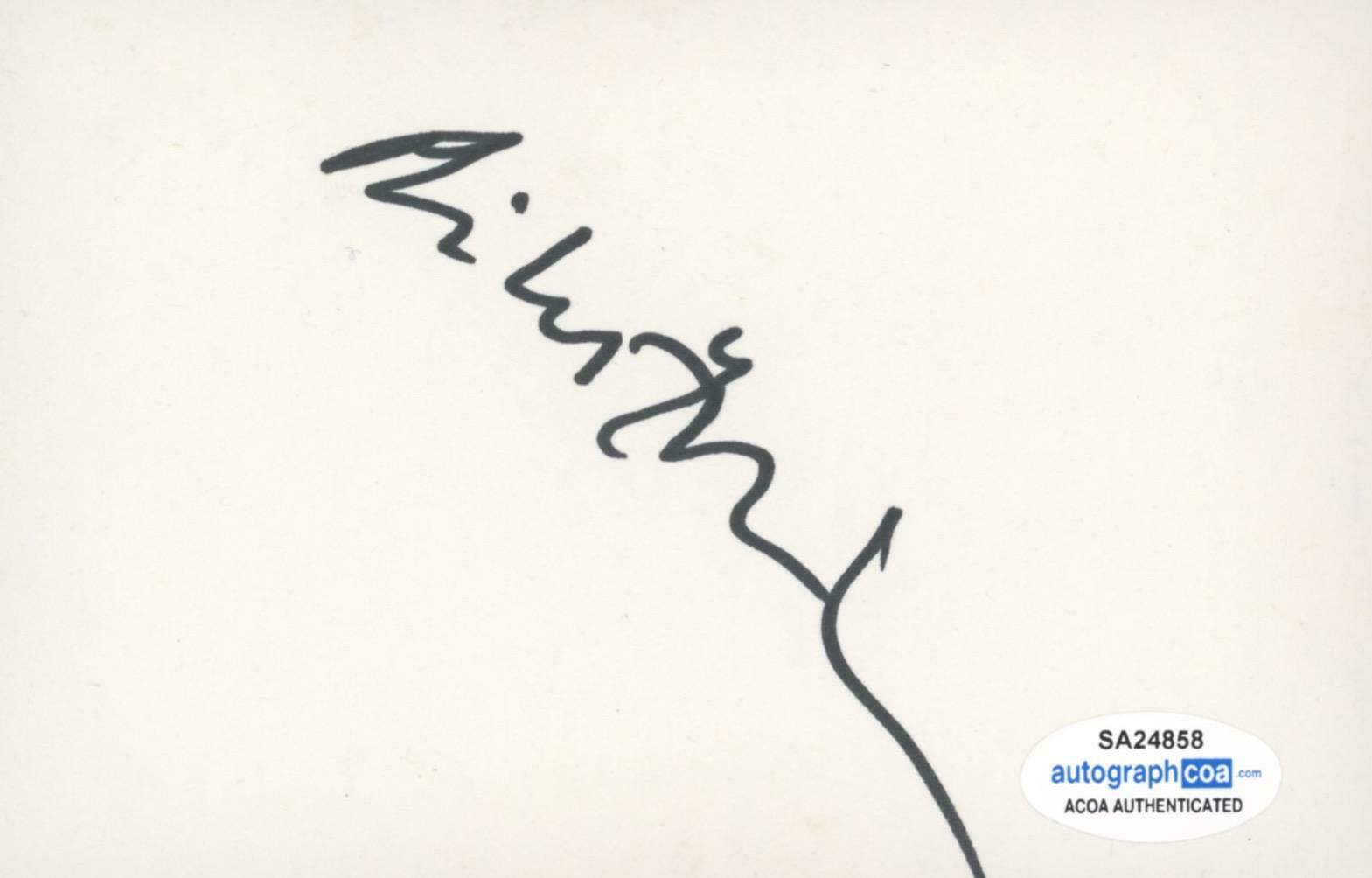 Philip Franks Autographed Signed Index Card Actor ACOA Collectible ...