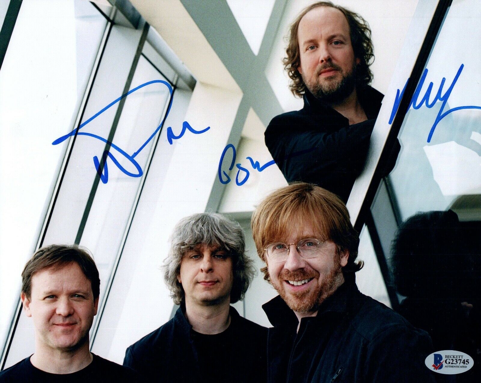 PHISH Signed Autographed 8x10 Photo Trey Anastasio Mike Gordon Page ...