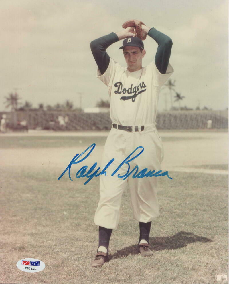 RALPH BRANCA SIGNED AUTOGRAPH 8x10 PHOTO - THE SHOT HEARD ROUND THE ...