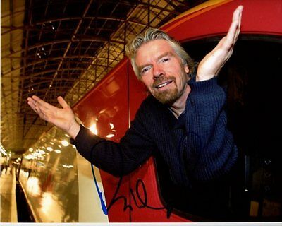 RICHARD BRANSON Signed Autographed Photo | Autographia
