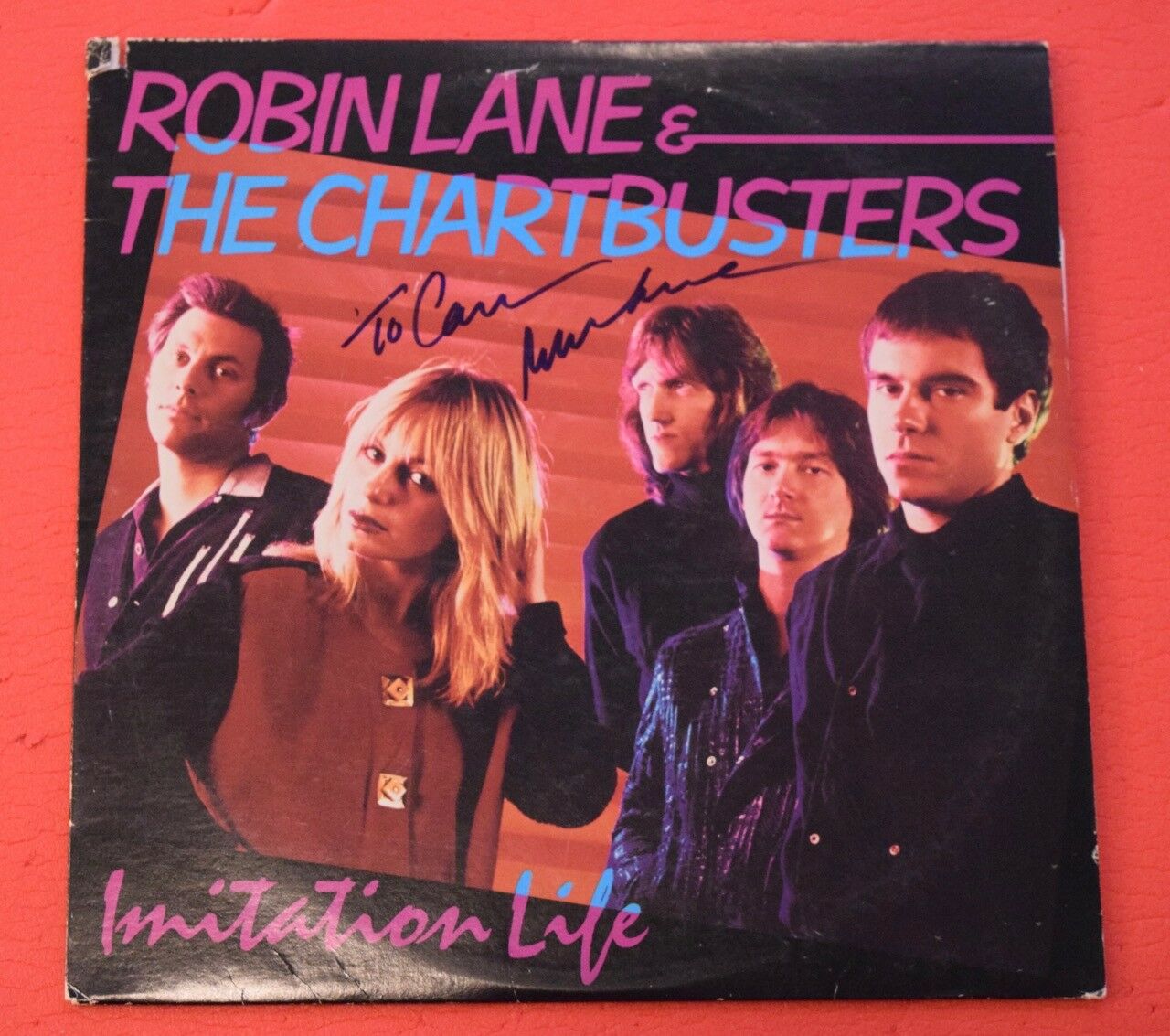 Robin Lane Signed Autographed The Chartbusters Imitation Life Record ...