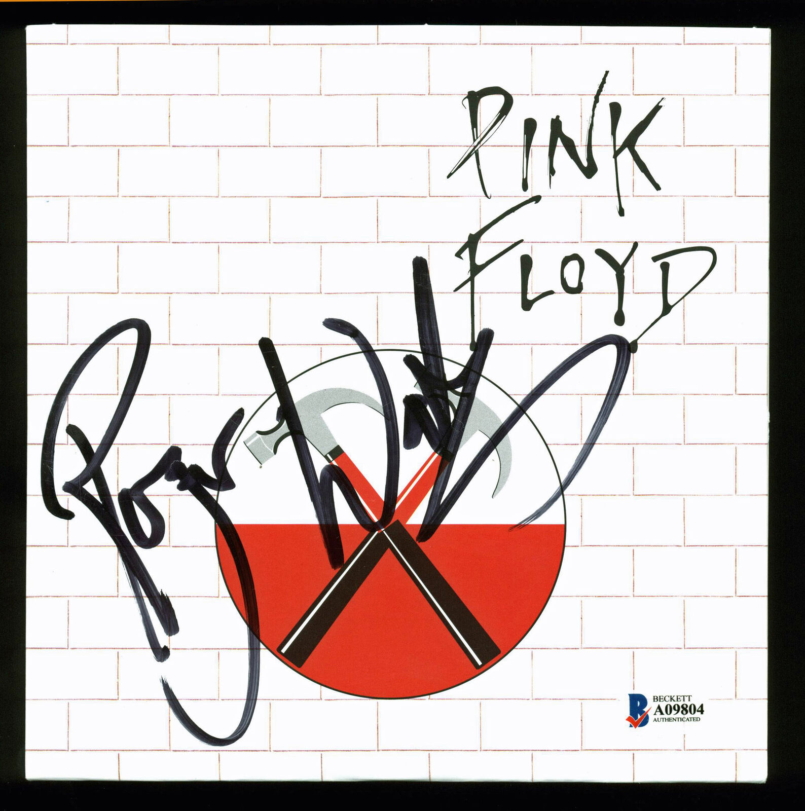 Roger Waters Pink Floyd Signed Run Like Hell 45 RPM Single Album Cover ...