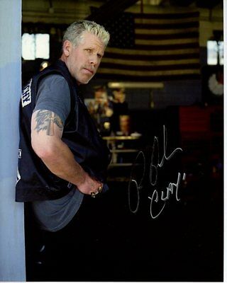 RON PERLMAN Signed Autographed SONS OF ANARCHY CLAY MORROW Photo ...