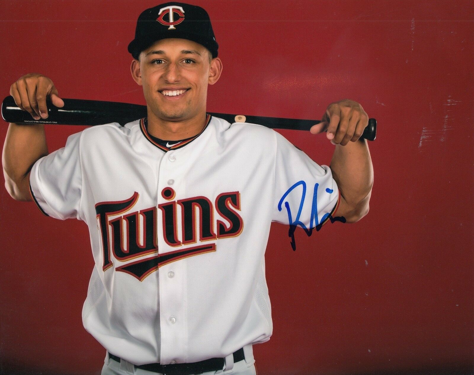 ROYCE LEWIS signed (MINNESOTA TWINS) baseball 8X10 photo W/COA #5 ...