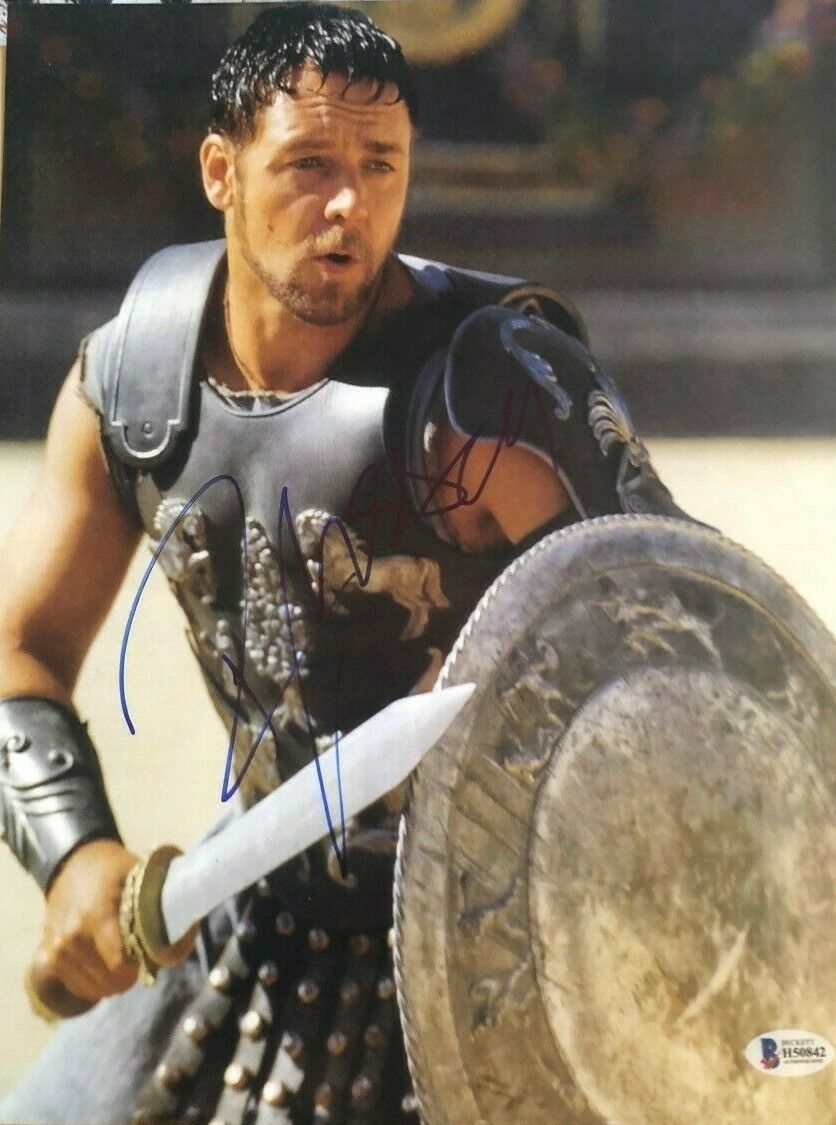 Russell Crowe signed autographed 11x14 photo Gladiator Beckett ...