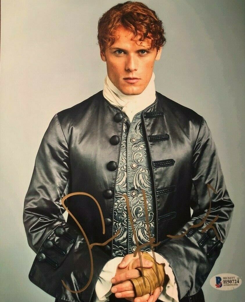 Sam Heughan signed 8x10 photo Outlander IN PERSON | Autographia
