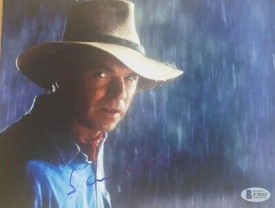 Sam Neill signed autographed 8x10 Photo Jurassic Park Beckett COA ...