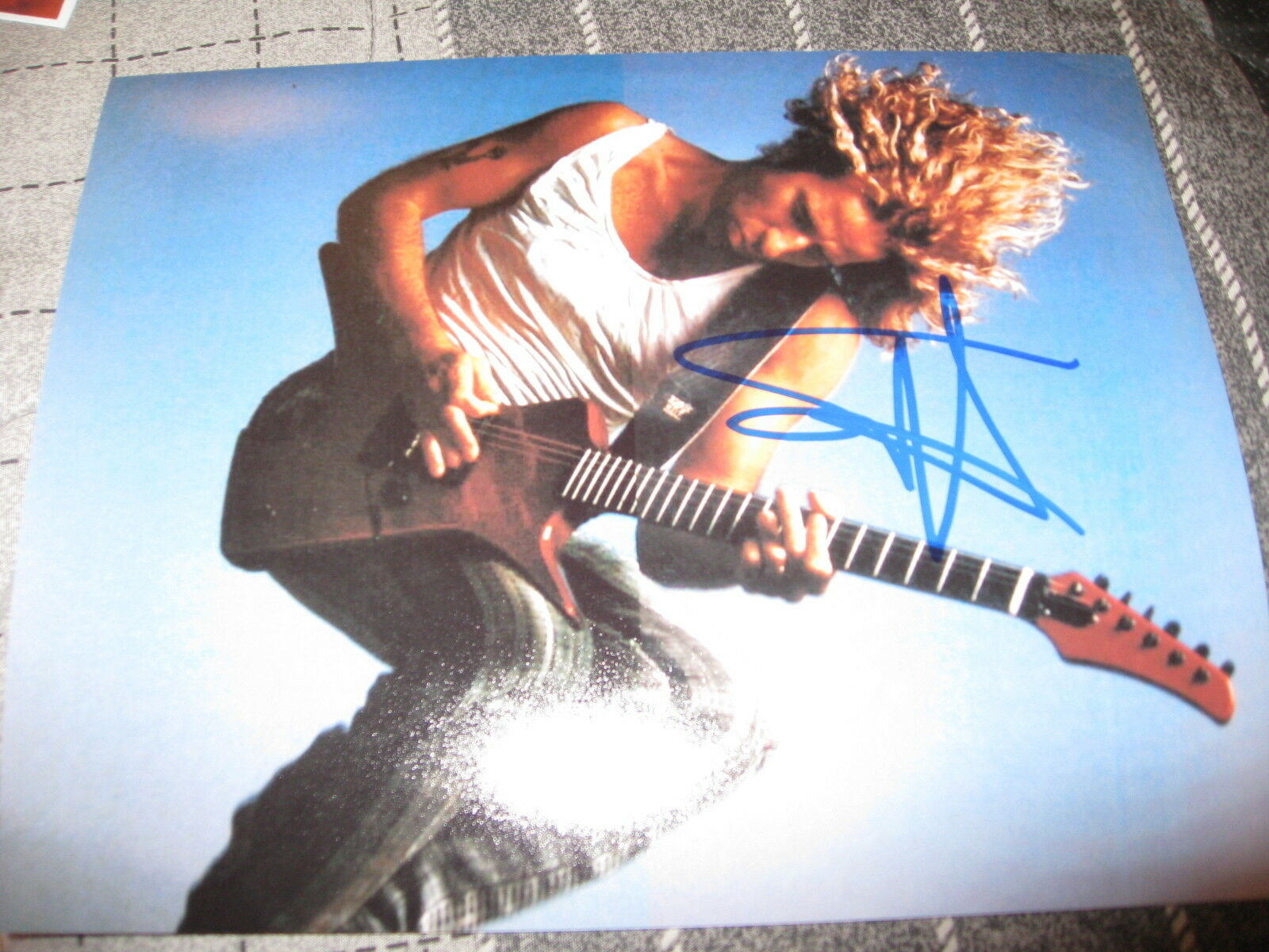 SAMMY HAGAR SIGNED AUTOGRAPH 8x10 PHOTO VAN HALEN CHICKEN FOOT IN ...