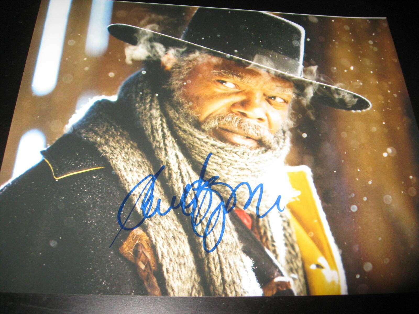 SAMUEL L JACKSON SIGNED AUTOGRAPH 8x10 PHOTO HATEFUL EIGHT PROMO IN ...