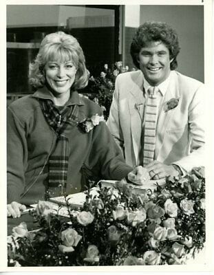 Sarah Purcell David Hasselhoff Rose Bowl 1984 7x9 Press Photo | Autographia