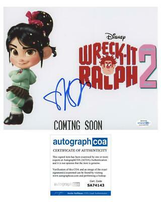 Sarah Silverman "Wreck-It Ralph" AUTOGRAPH Signed 'Vanellope' 8x10 ...