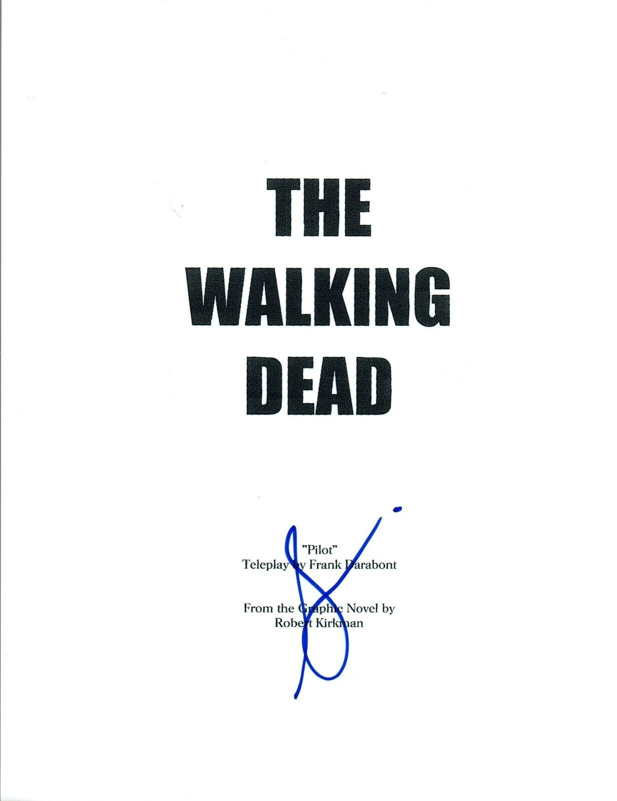 Sarah Wayne Callies Signed Autograph THE WALKING DEAD Pilot Episode ...