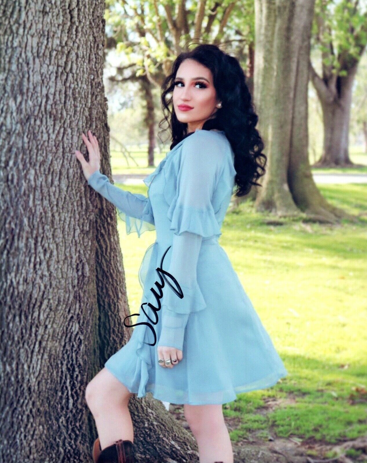 Savannah Garza Signed Autograph 8x10 Photo Actress Singer COA | Autographia