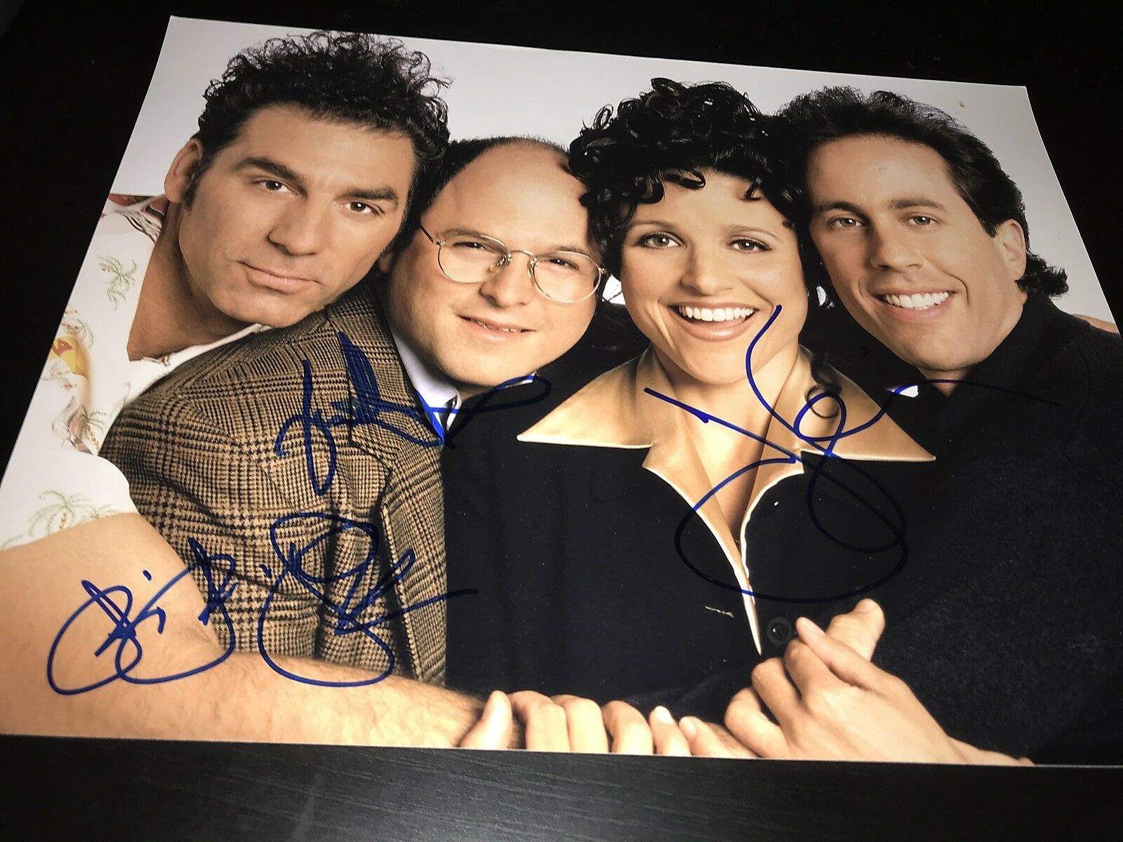 SEINFELD CAST SIGNED AUTOGRAPH 11x14 PHOTO JERRY SEINFELD TELEVISION ...