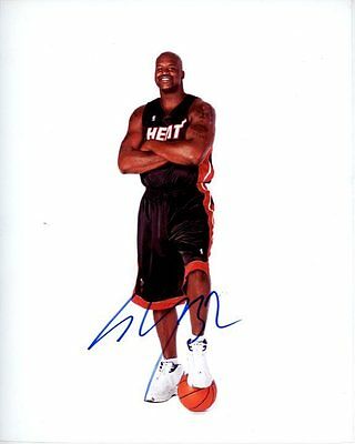 SHAQUILLE SHAQ O'NEAL Signed Autographed NBA BASKETBALL MIAMI HEAT ...