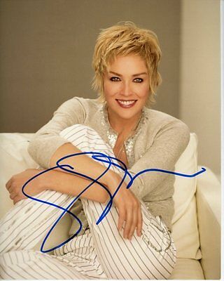 SHARON STONE Signed Autographed Photo | Autographia
