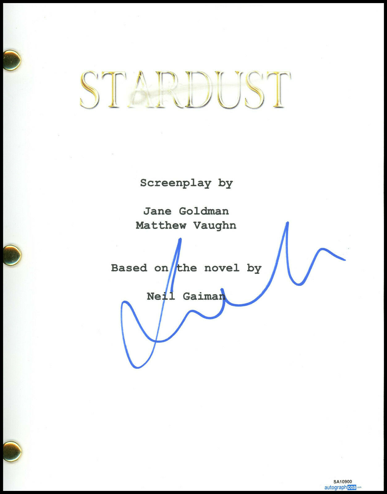 Sienna Miller "Stardust" AUTOGRAPH Signed Full Complete Script ...