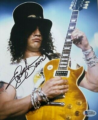 Slash signed autographed 8x10 Guns n Roses Beckett Authenticated COA ...