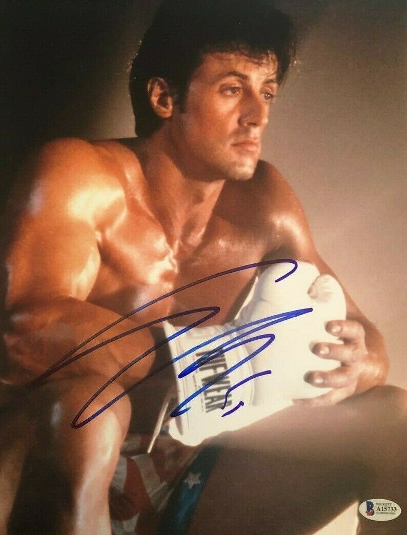 Sylvester Stallone Rocky signed autographed 11x14 Photo Beckett COA ...