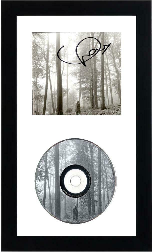 Taylor Swift Autographed Folklore Framed CD Album Display | Autographia