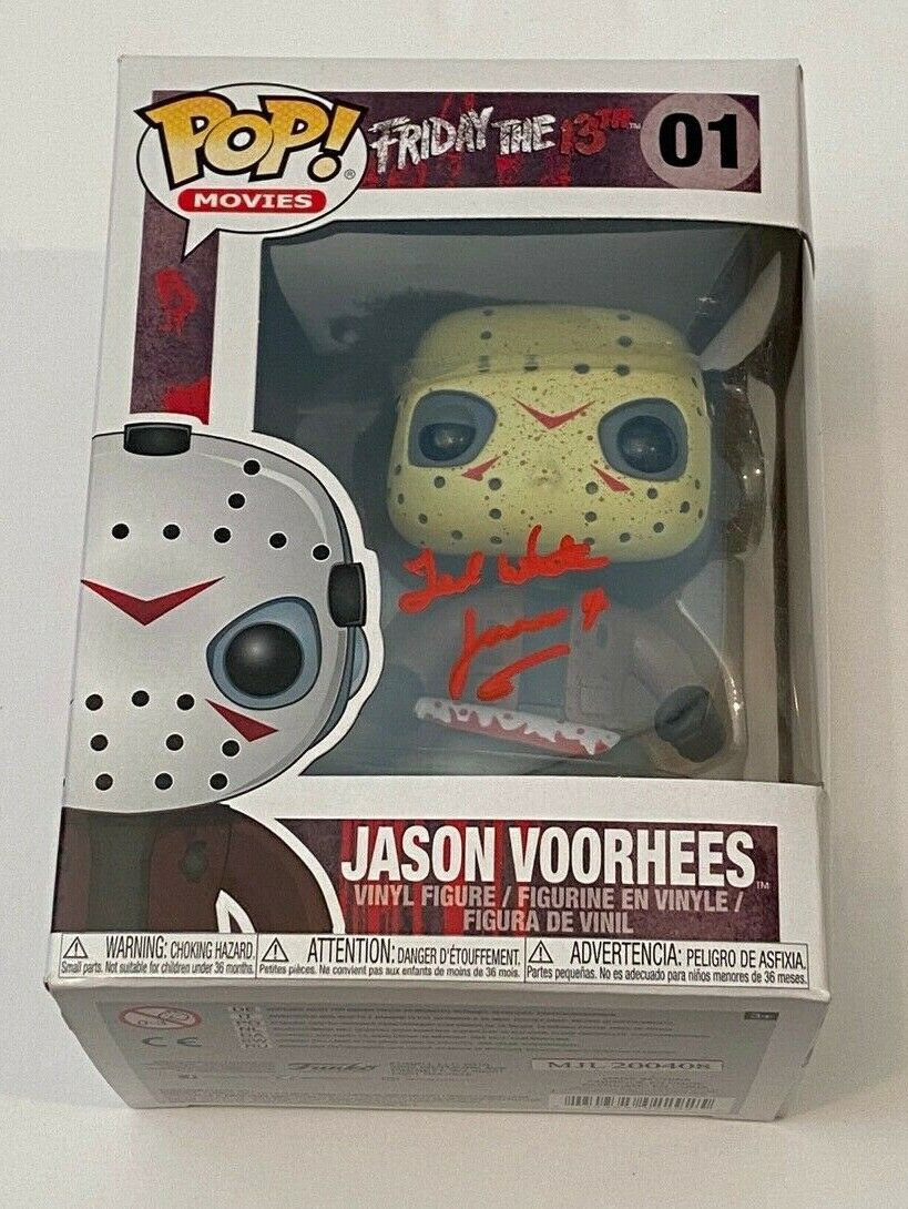 Ted White Signed Autograph Jason Voorhees Funko Pop Friday The 13th ...