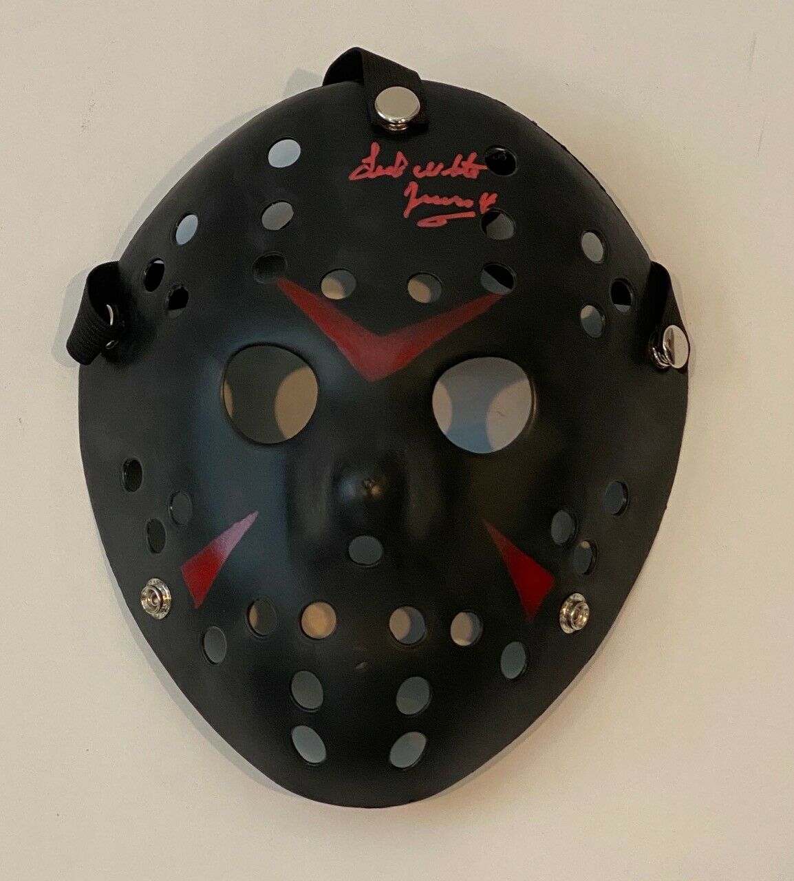 Ted White Signed Autographed Jason Voorhees Mask Friday The 13th ...
