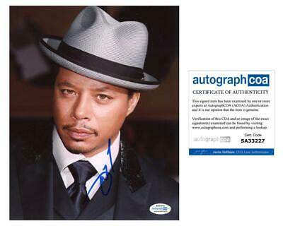 Terrence Howard "Empire" AUTOGRAPH Signed 'Lucious Lyon' 8x10 Photo F ...