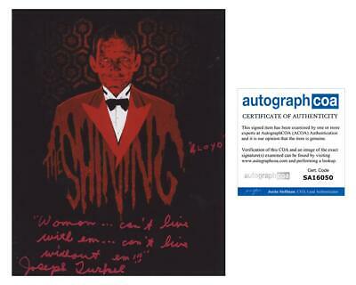 The Shining Lloyd The Bartender Joe Turkel Autographed 8x10 Photo ACOA ...