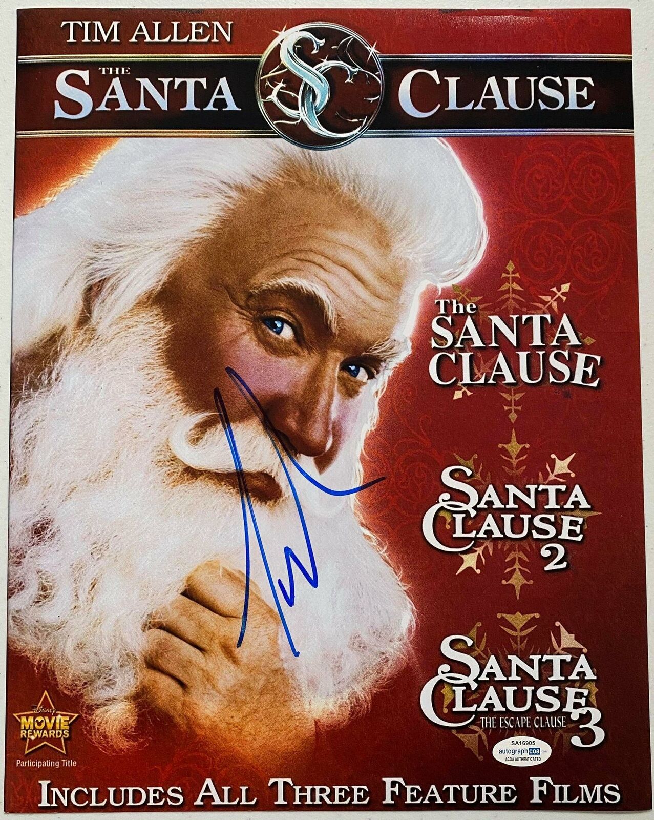 Tim Allen "The Santa Clause" AUTOGRAPH Signed 'Scott Calvin' 11x14 ...
