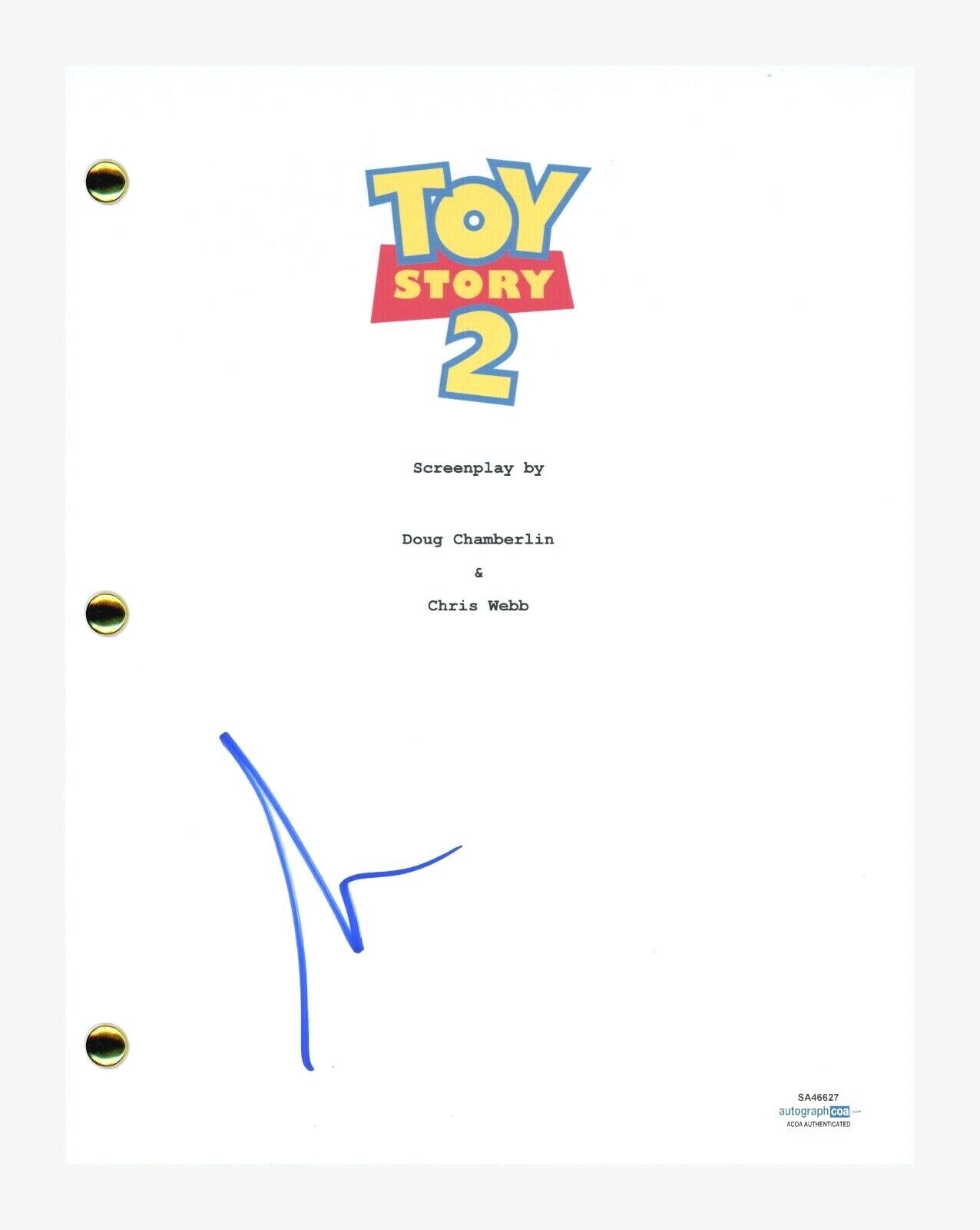 Tim Allen Signed Autographed Toy Story 2 Movie Script Screenplay ACOA ...