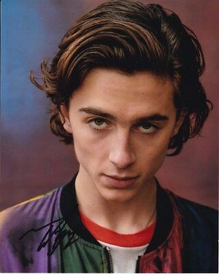 TIMOTHEE CHALAMET signed autographed photo | Autographia