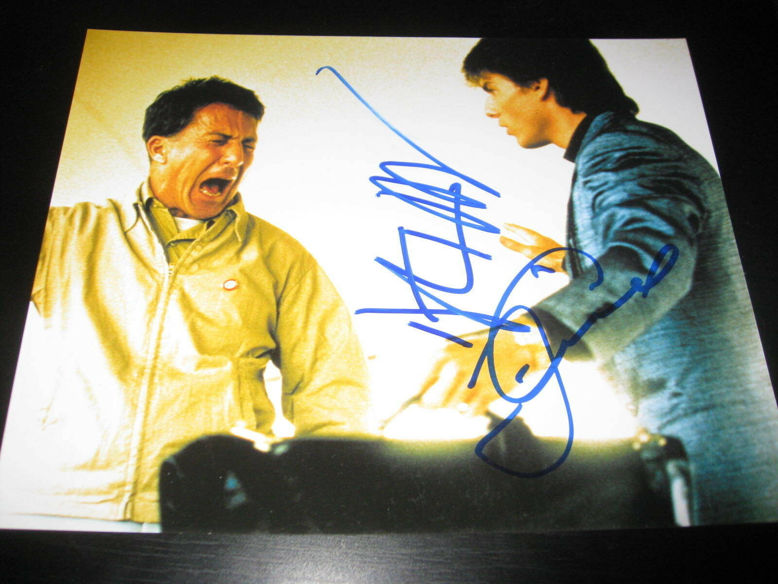 TOM CRUISE DUSTIN HOFFMAN SIGNED AUTOGRAPH 8x10 PHOTO RAIN MAN IN ...
